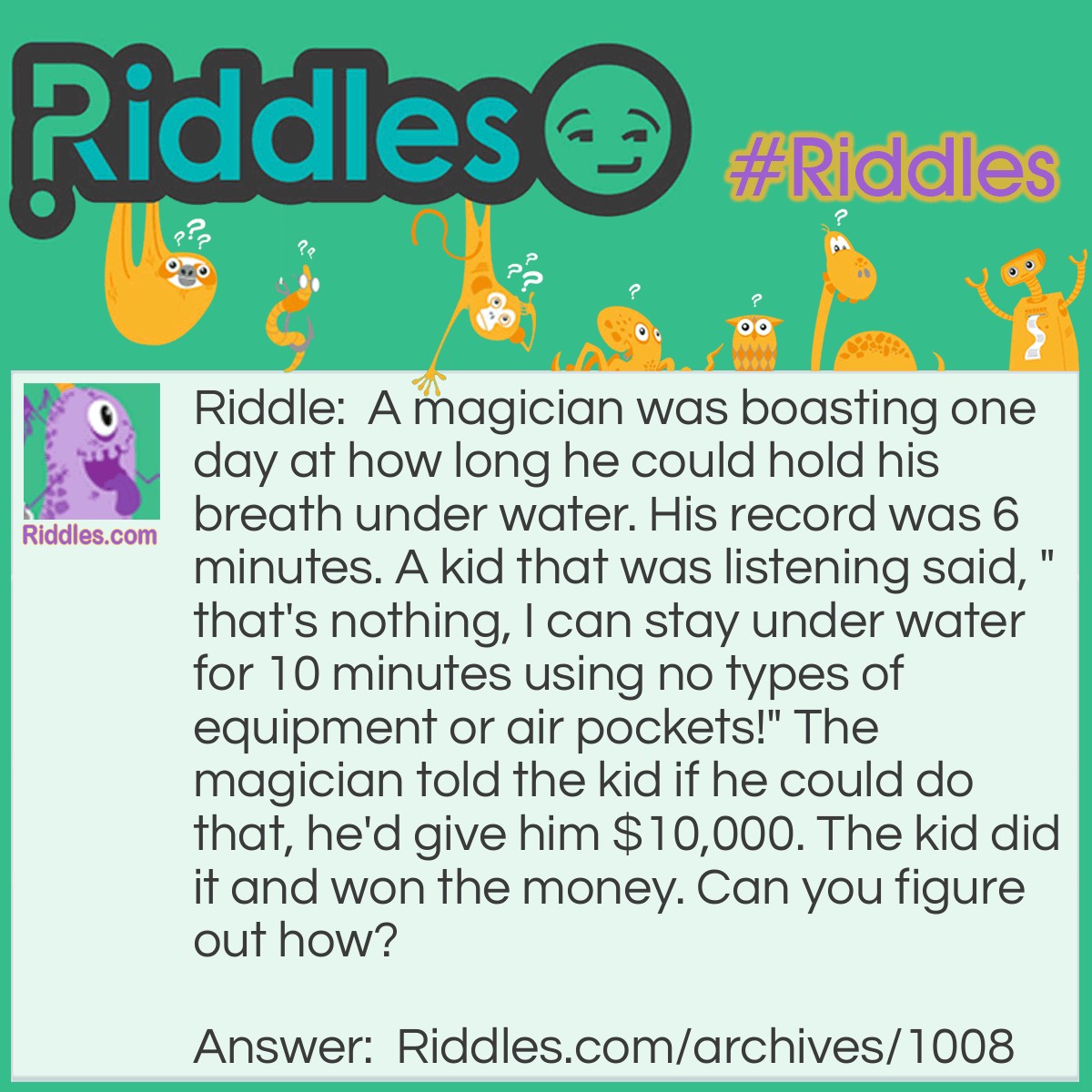 Underwater - Riddles.com