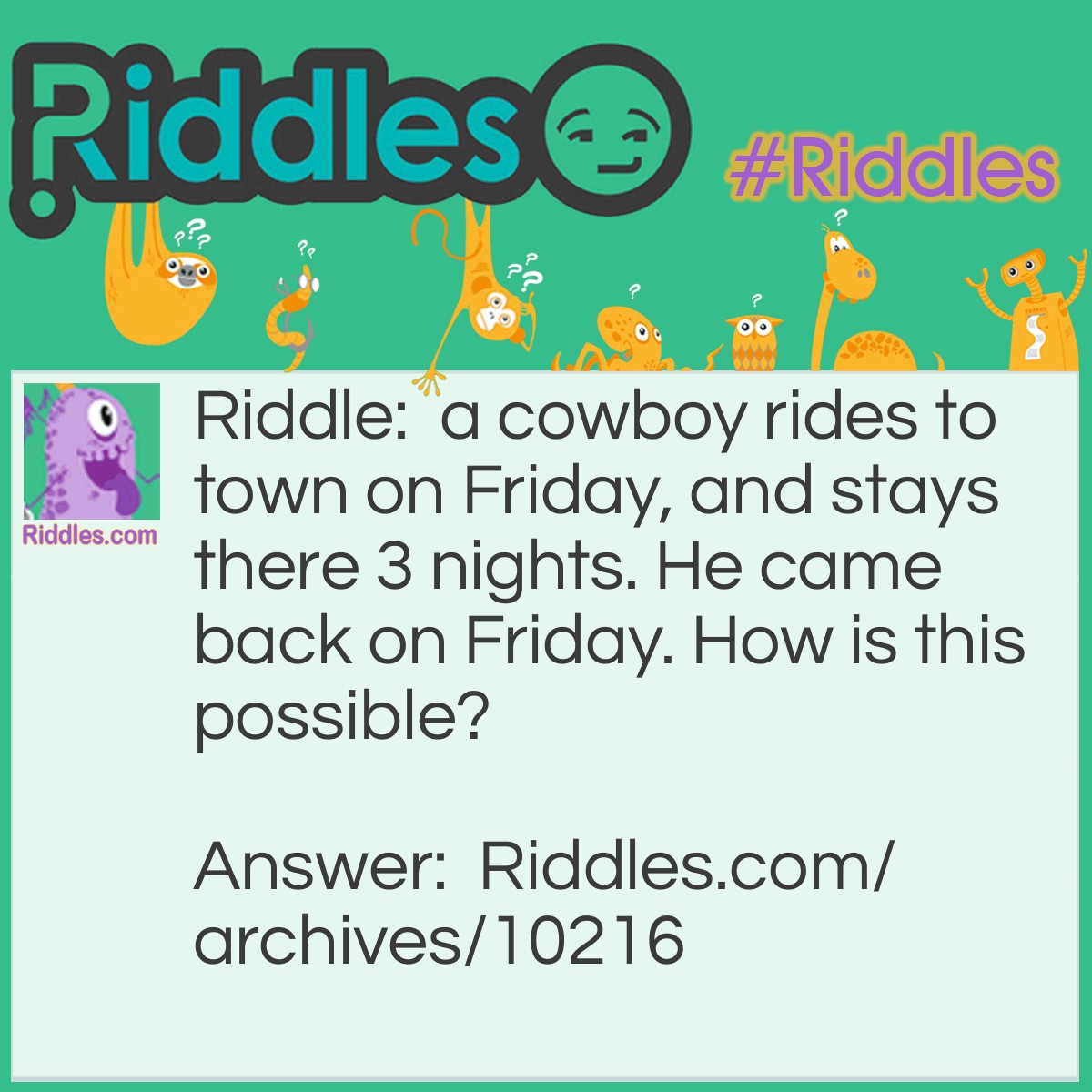 Riding | Riddles.com