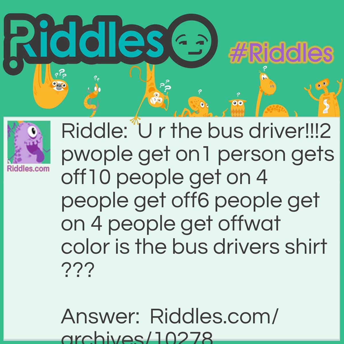 The Bus Driver - Riddles.com