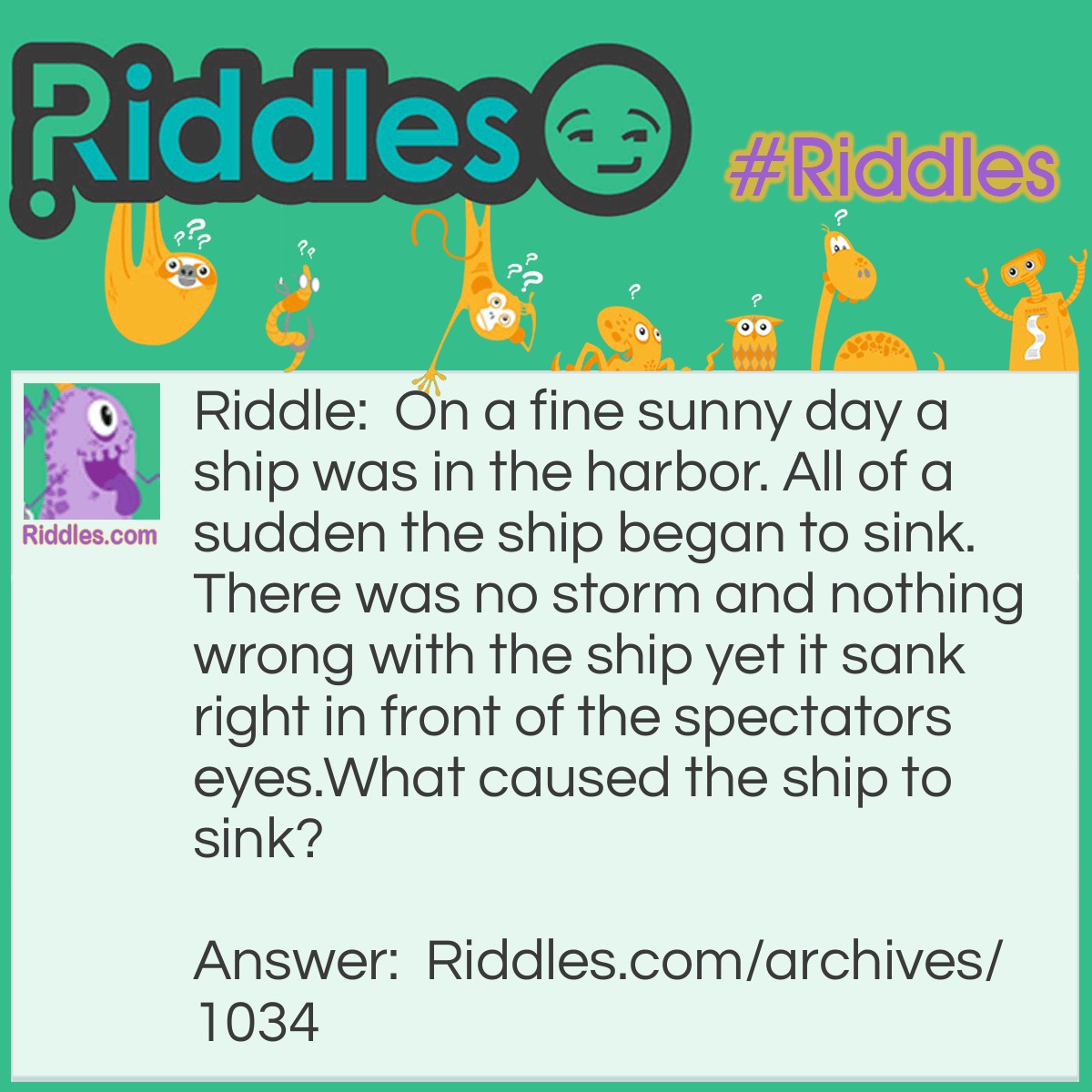 Sinking Ship - Riddles.com