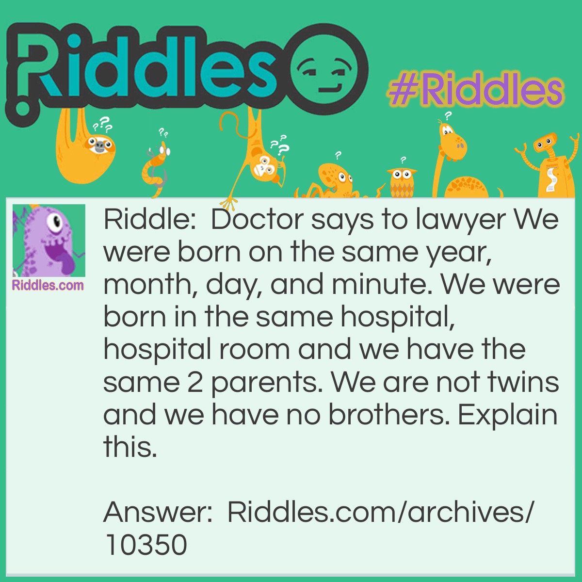 Doctor And Lawyer - Riddles.com