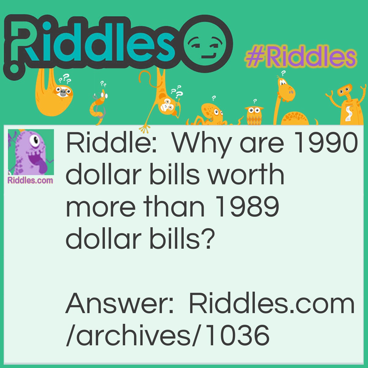 The Dollar Bill | Riddles.com