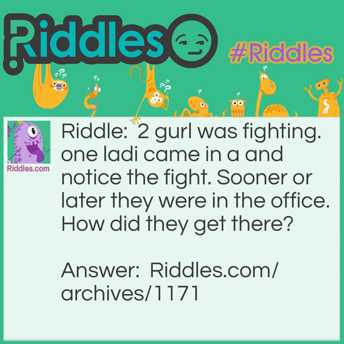 The Fight | Riddles.com