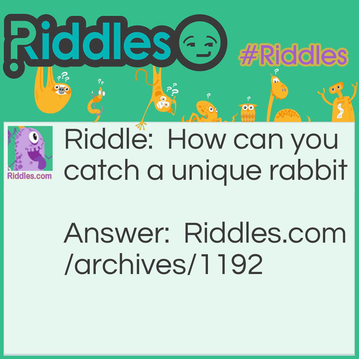 The Rabbit - Riddles.com