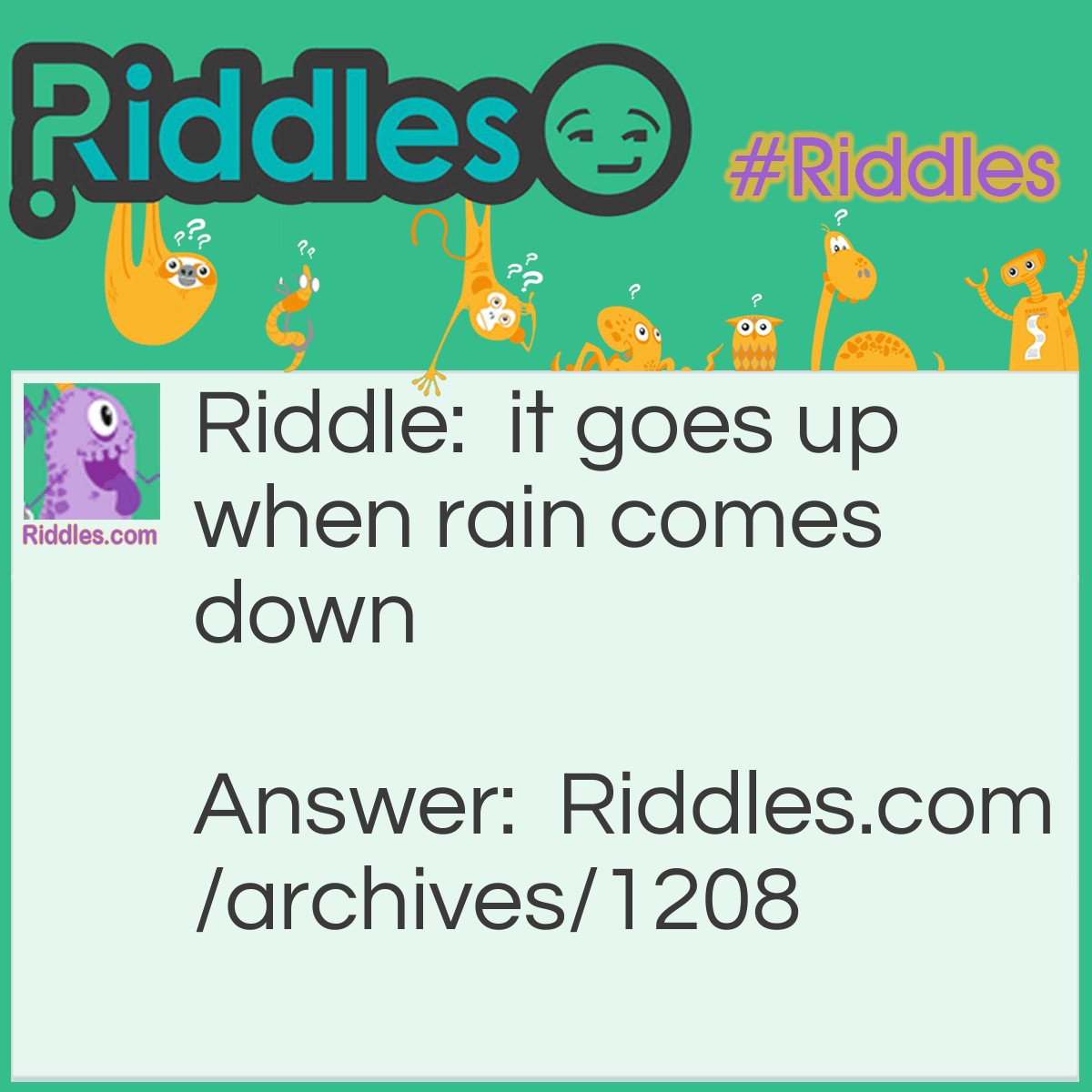 Rain - Riddles.com