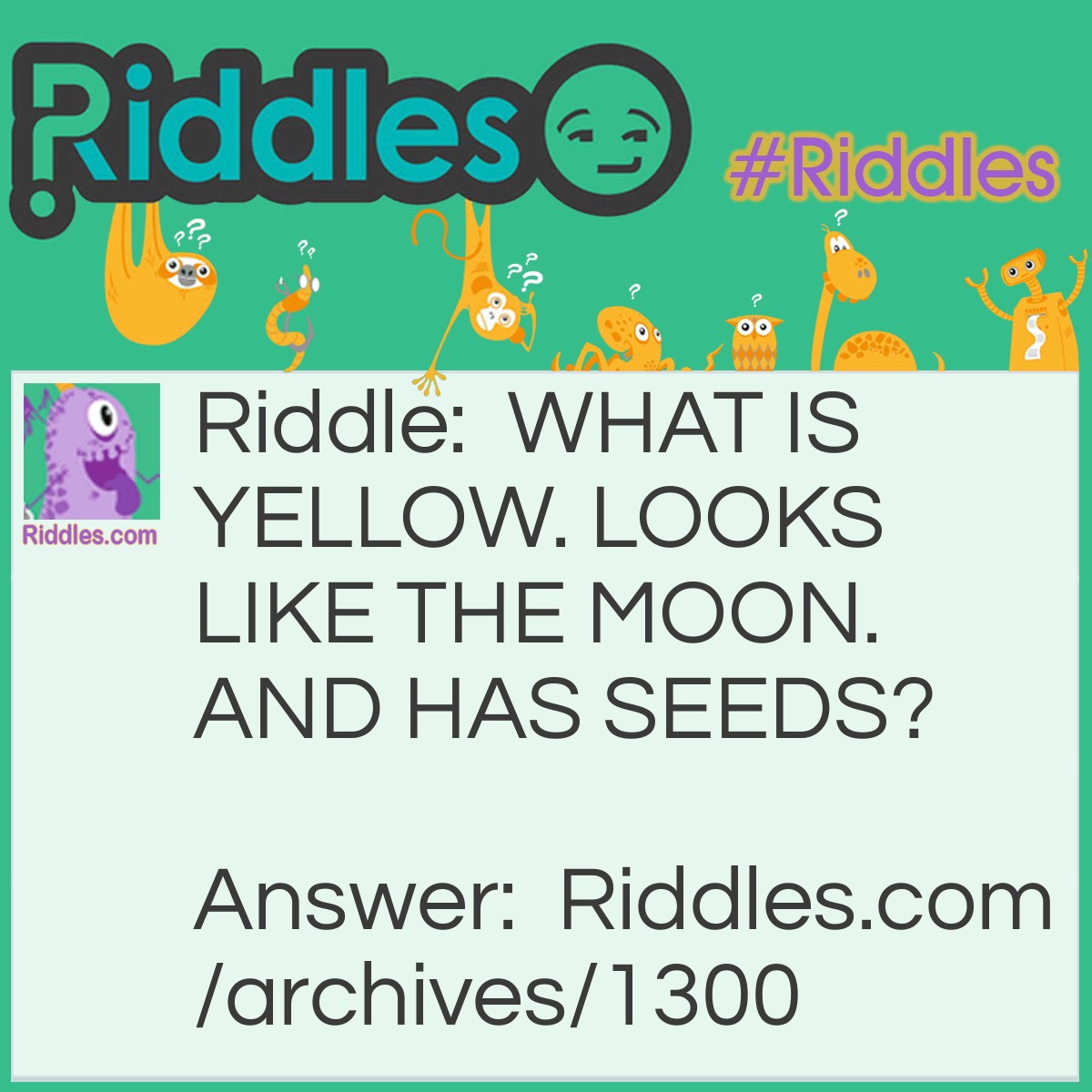 Yellow Moon - Riddles.com