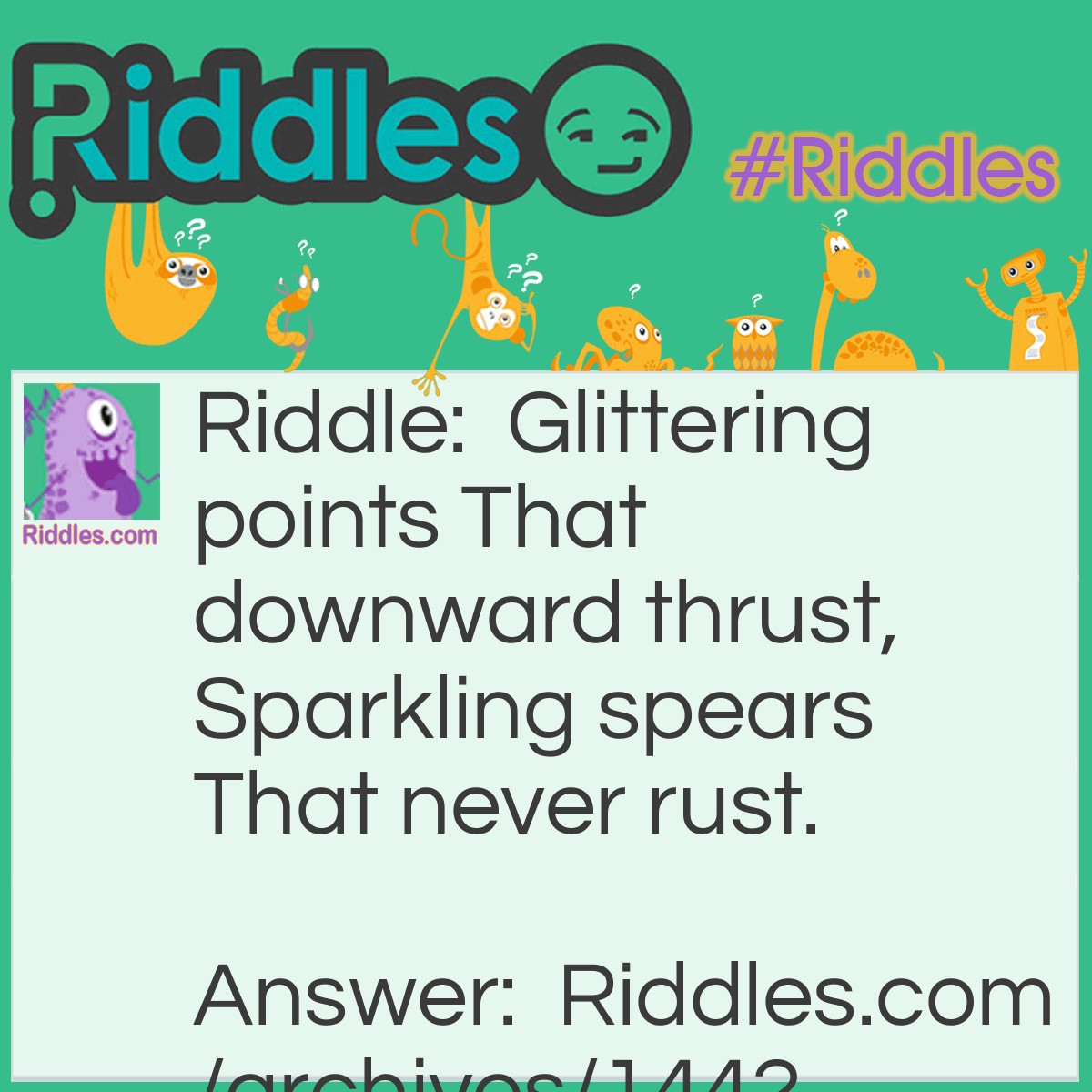 Sparkling Spear | Riddles.com
