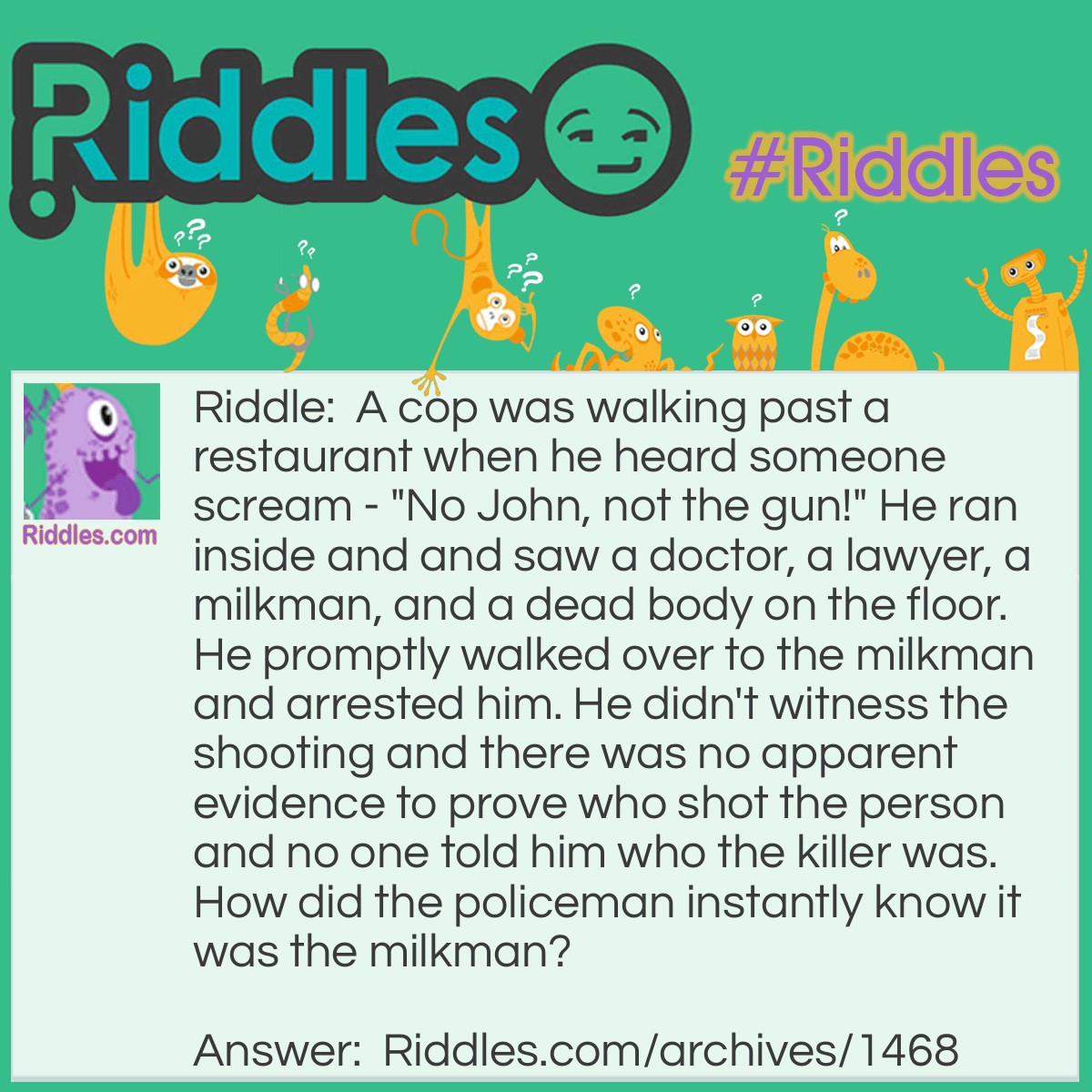 The Doctor,a Lawyer And A Milkman | Riddles.com