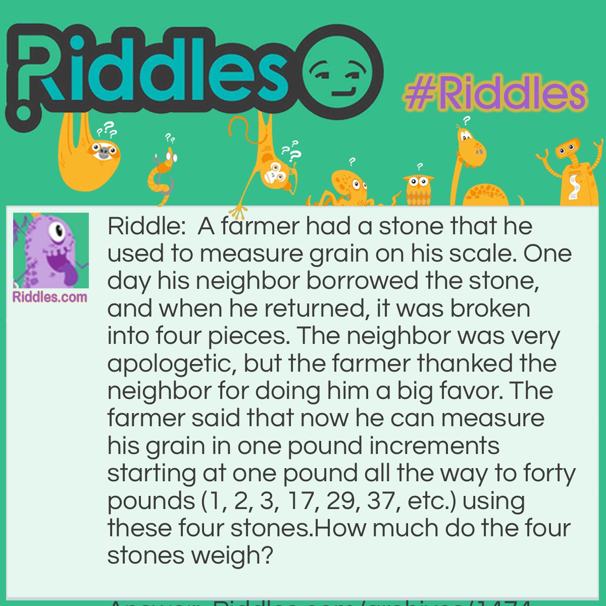 Four Stones - Riddles.com