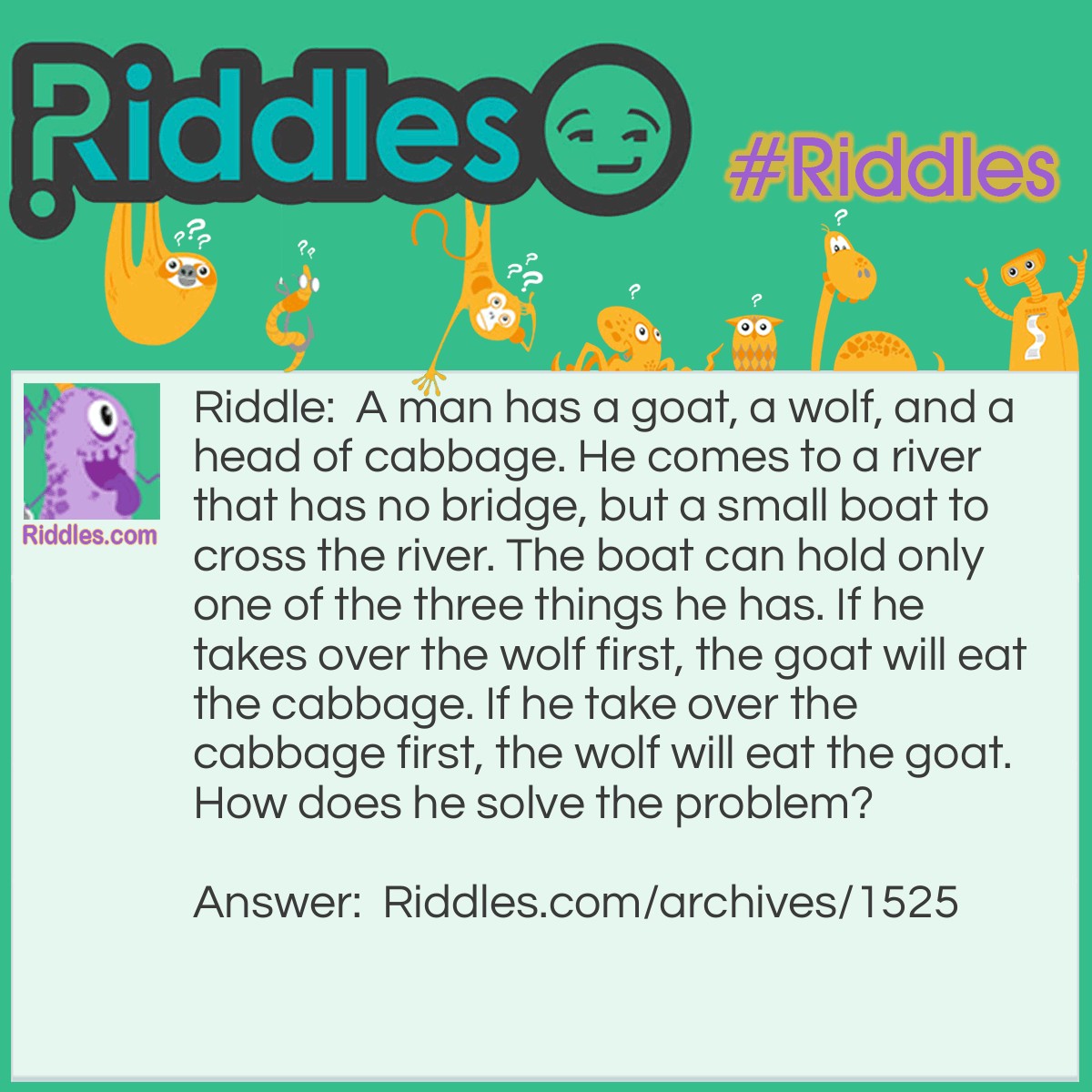 A Man Has Goat - Riddles.com