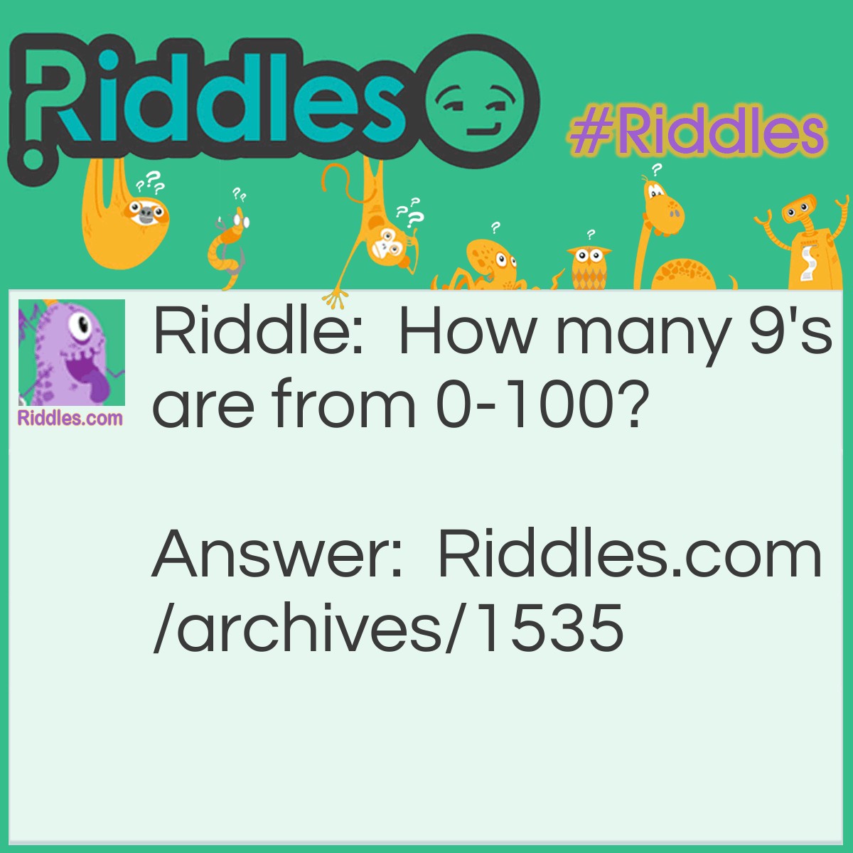 Tricky 9's - Riddles.com