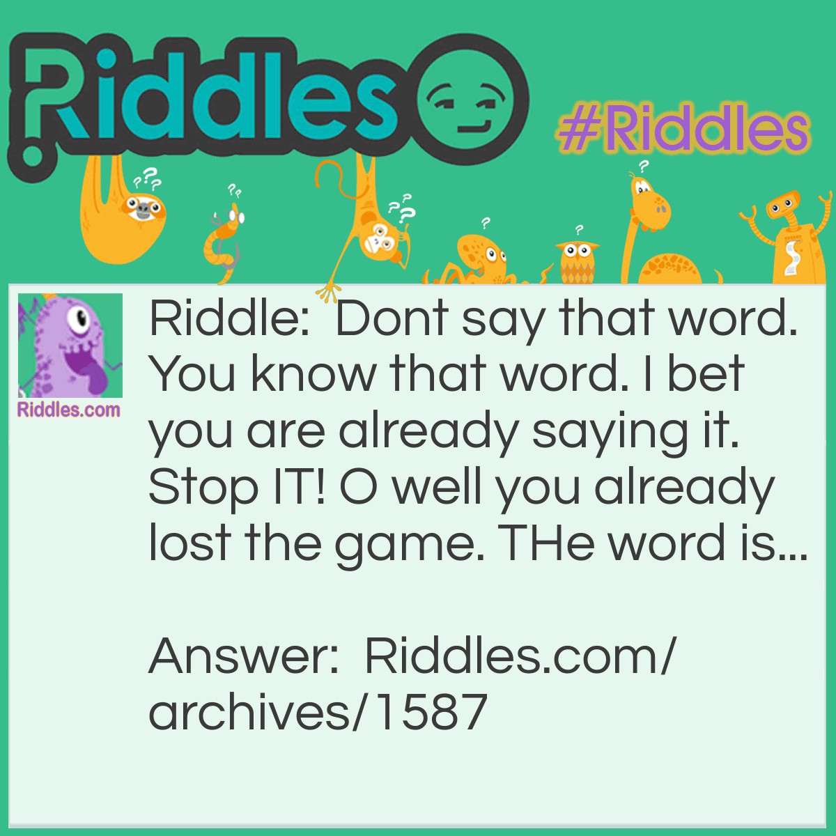 That Word | Riddles.com