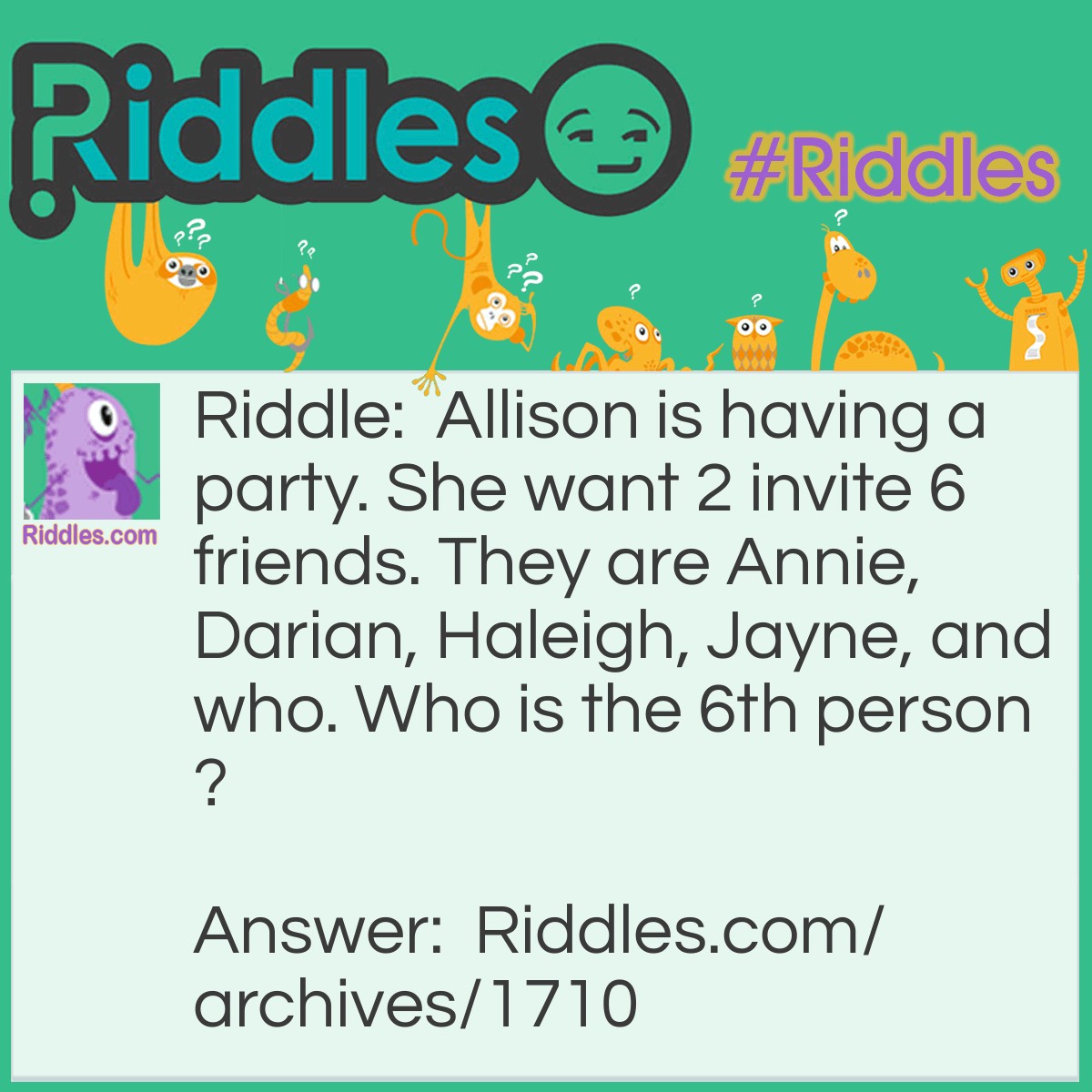 Party Time | Riddles.com
