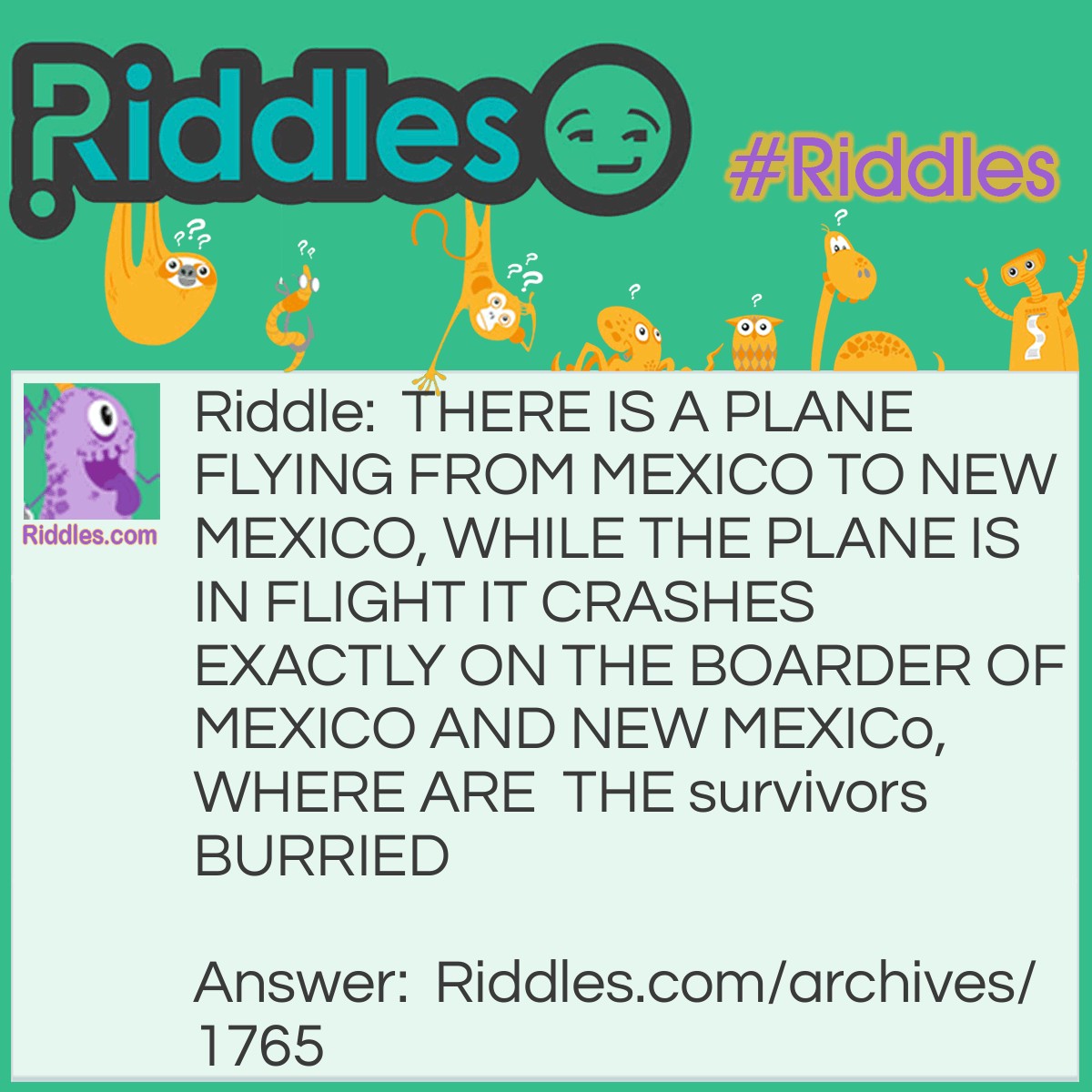 The Plane Crash - Riddles.com