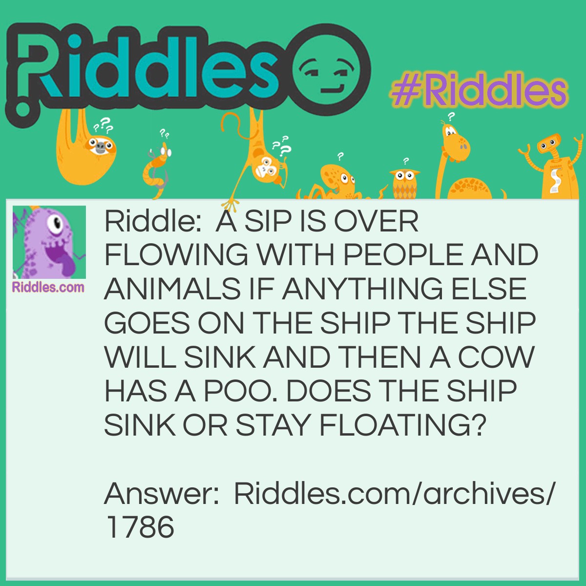 THE SHIP - Riddles.com