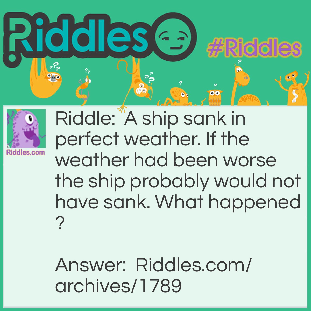 Wonderful Weather - Riddles.com