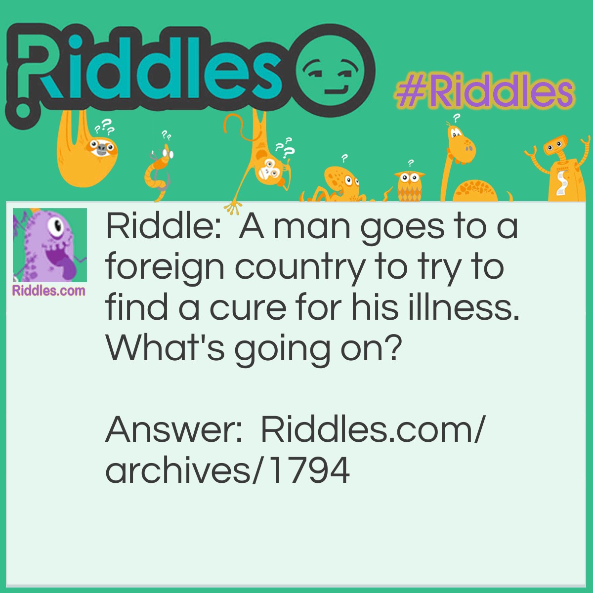 Foreign Cure - Riddles.com
