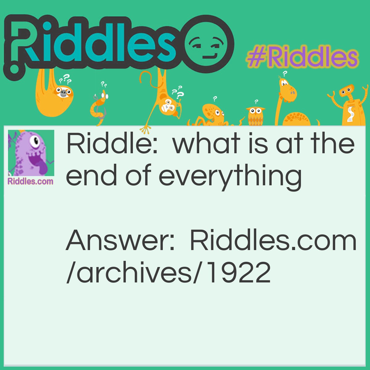 A Riddle - Riddles.com