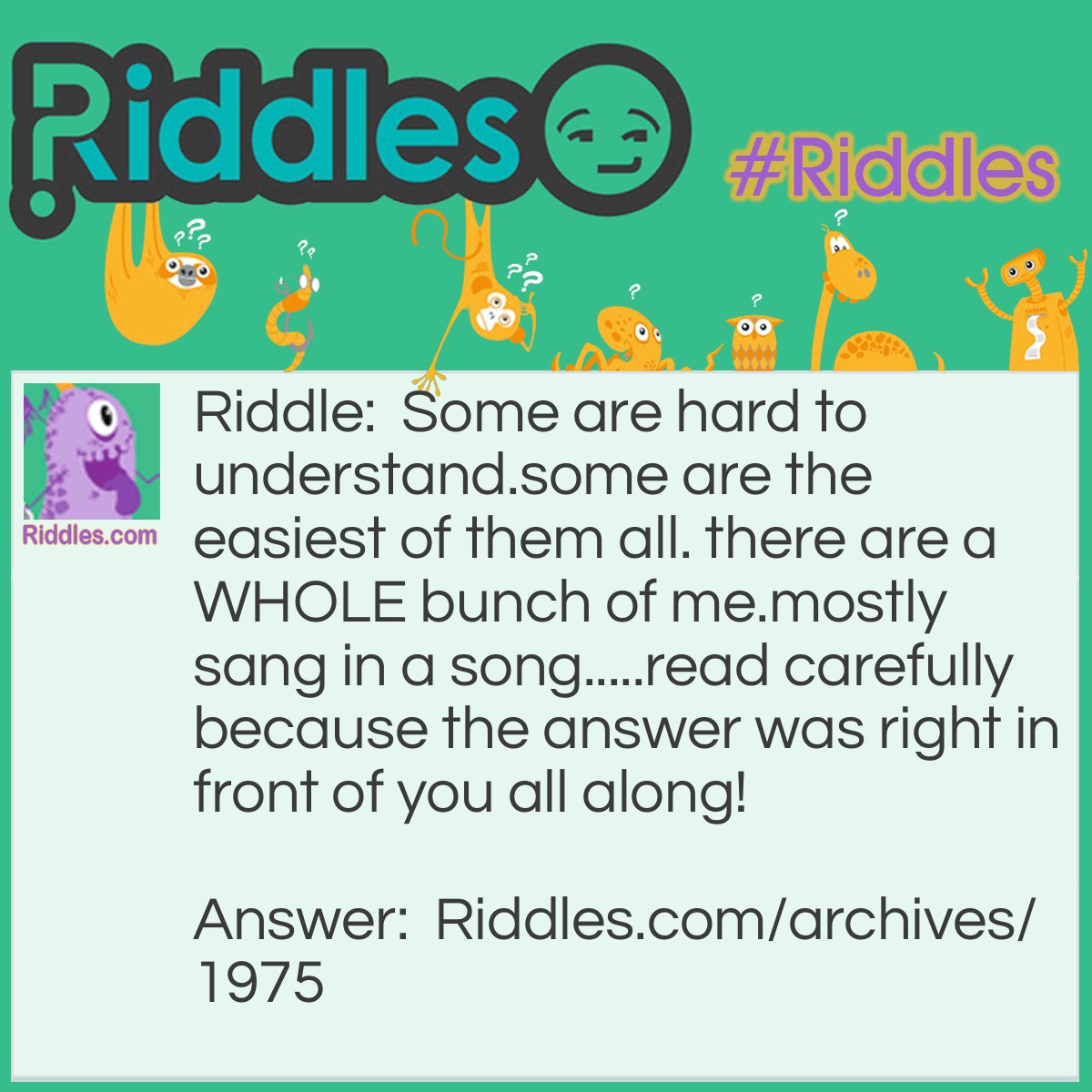 What Am I Describing ? - Riddles.com