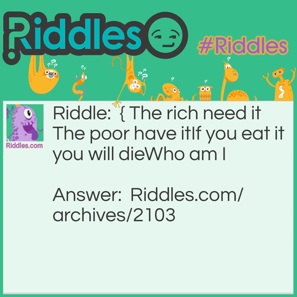 Rich And Poor Who Am I? | Riddles.com