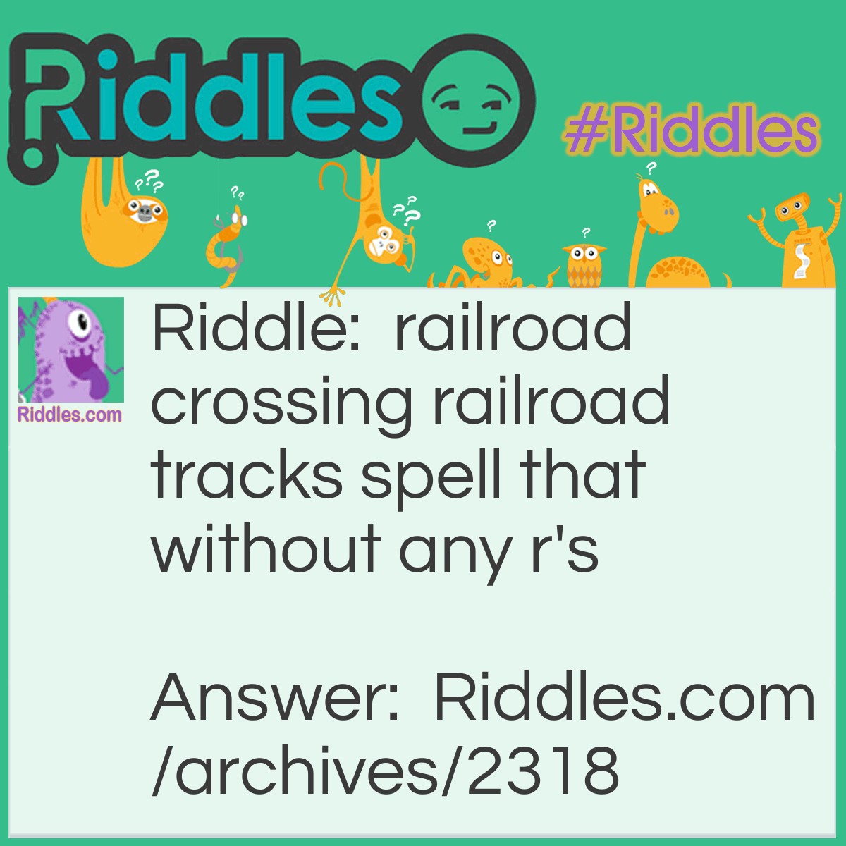 Railroad | Riddles.com