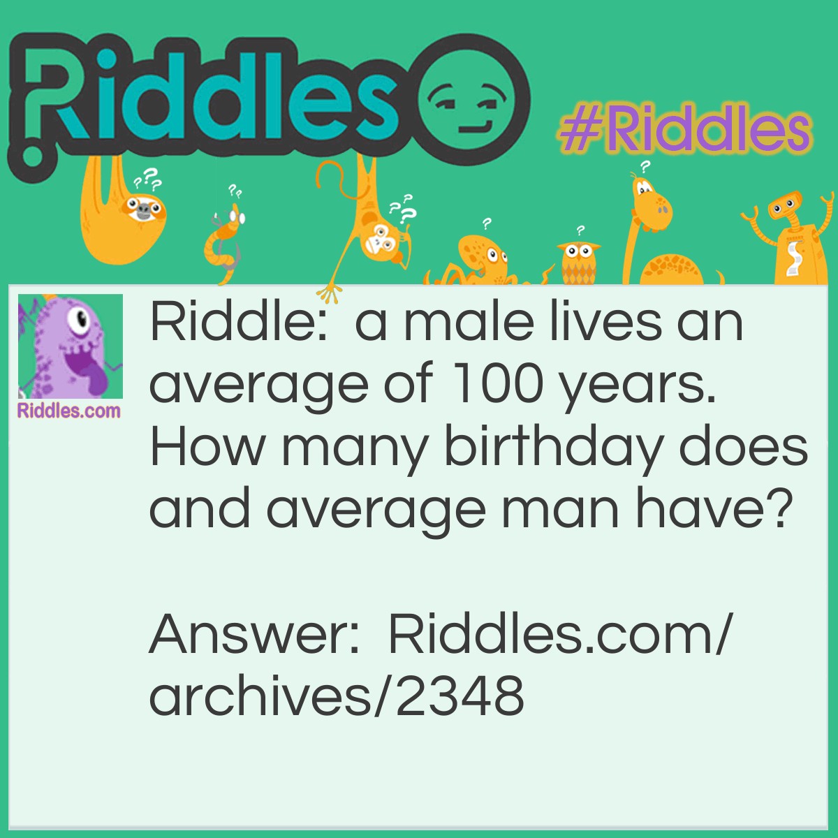 How Many Birthdays - Riddles.com