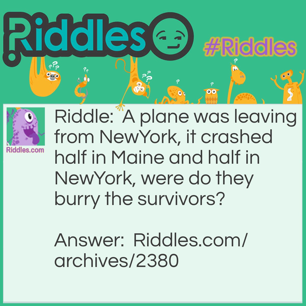 Plane Crash - Riddles.com