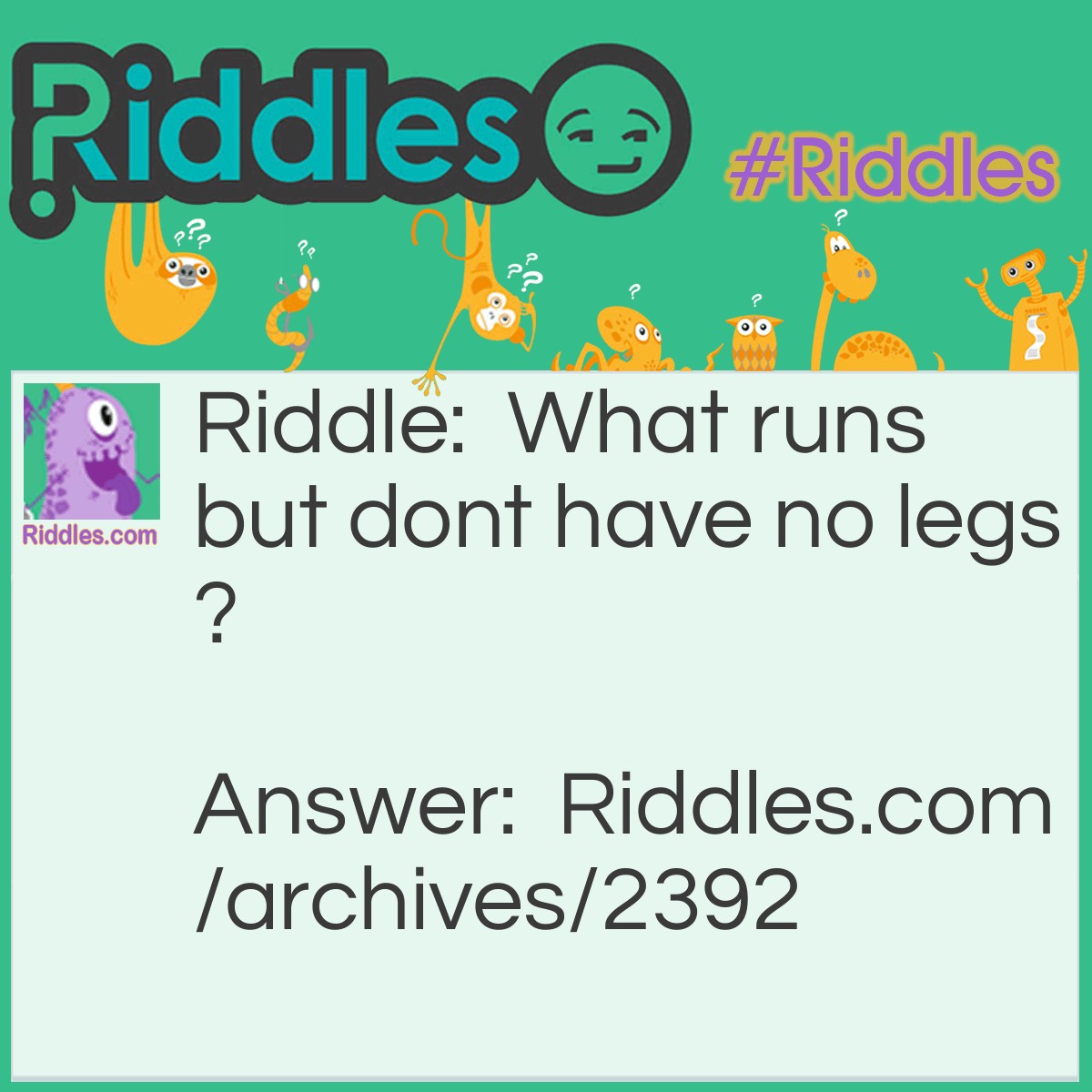 Running - Riddles.com