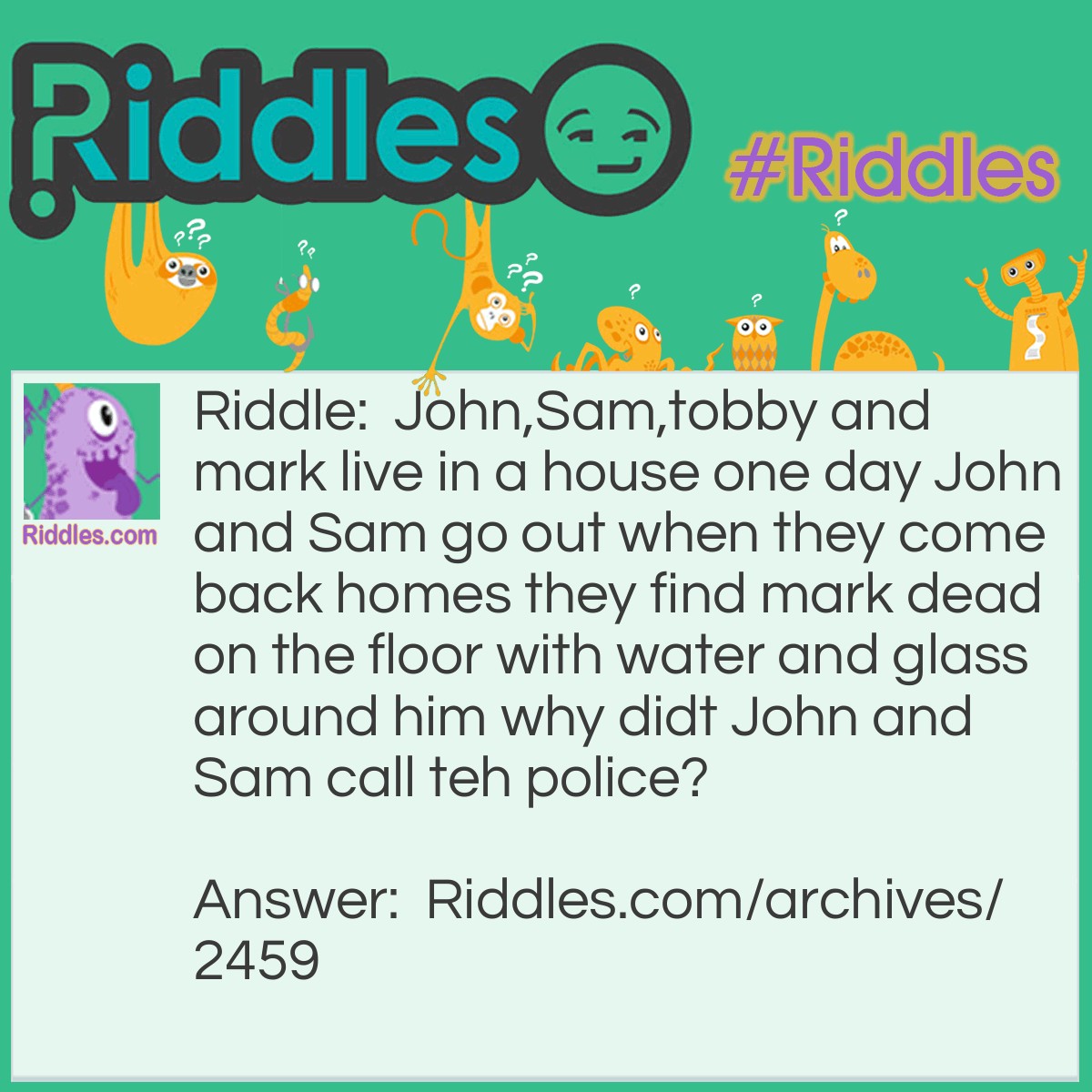 Murder | Riddles.com