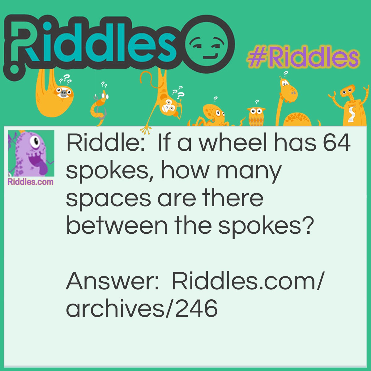 Inbetween The Spokes - Riddles.com