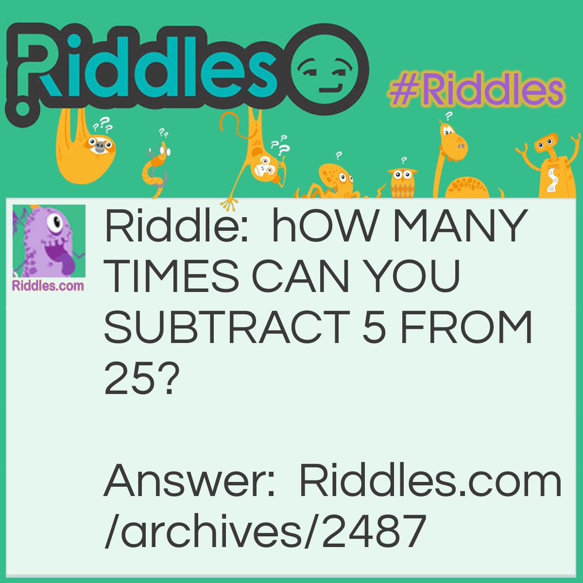 25 - Riddles.com
