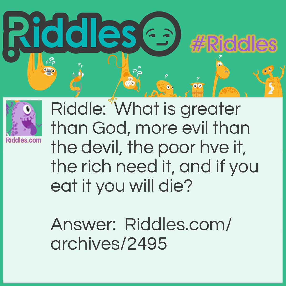 Great Evil - Riddles.com