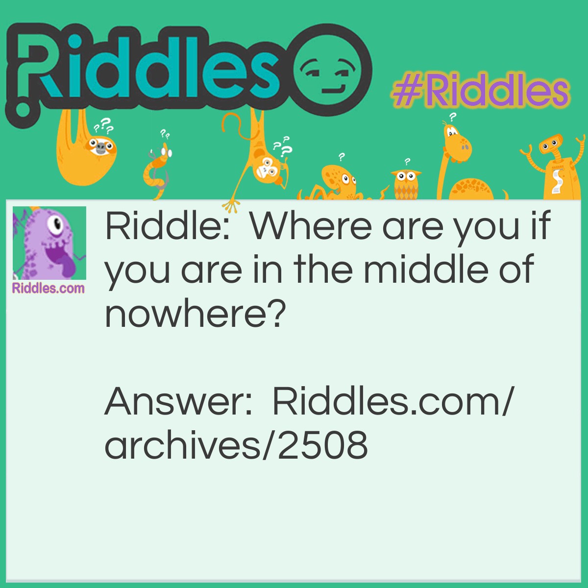 Nowhere - Riddles.com