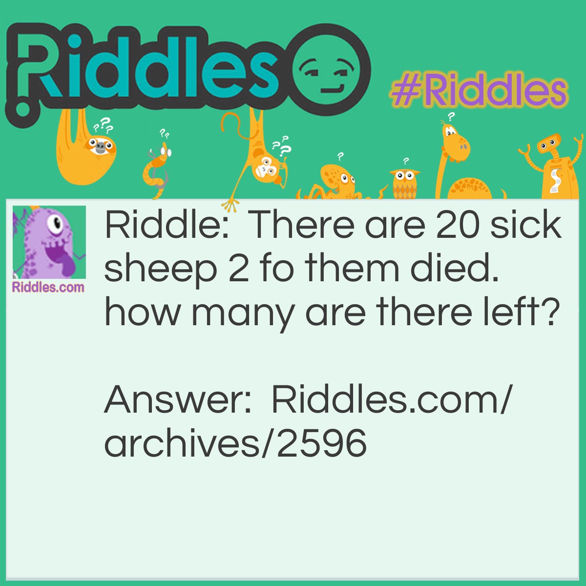 How Many Sheep? | Riddles.com