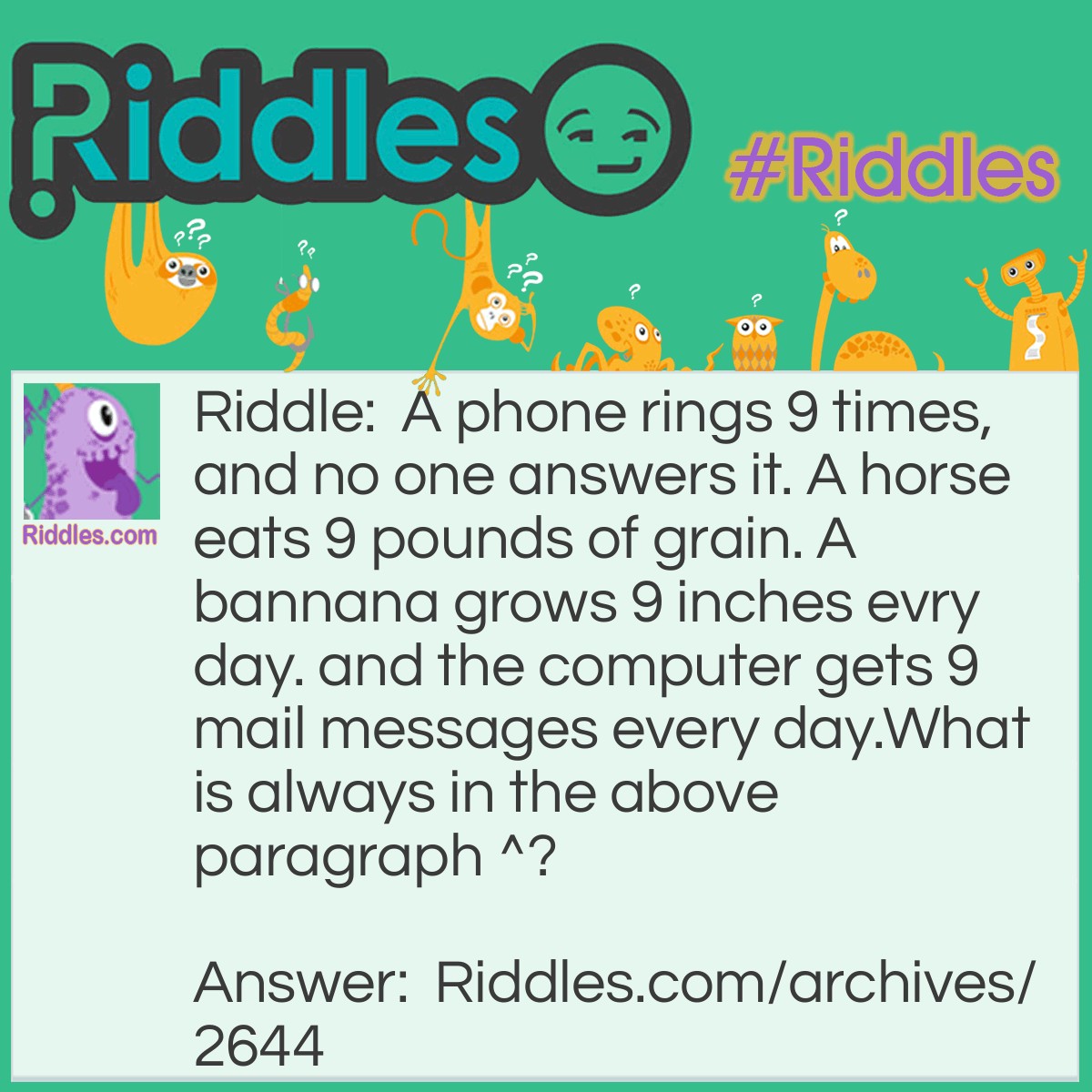 A Phone Rings 9 Times, And No One Answers It Riddle - Riddles.com