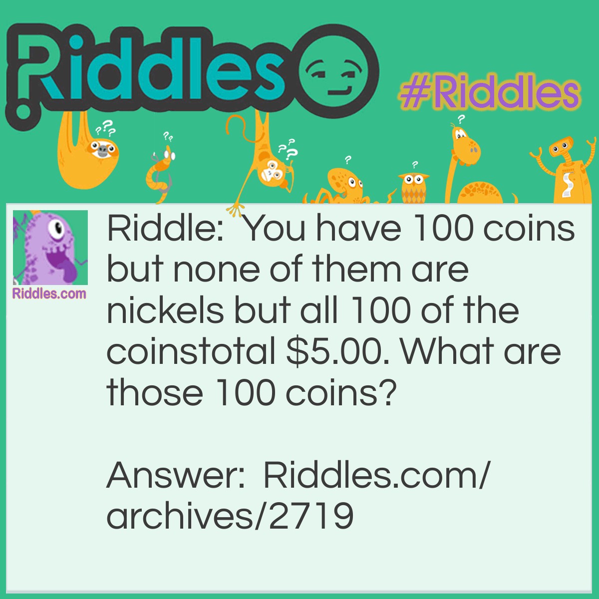 MoneyBags | Riddles.com