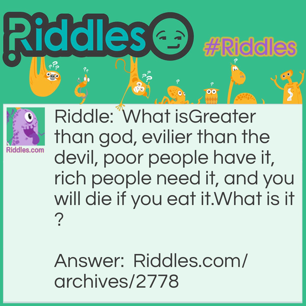 What Is It? - Riddles.com