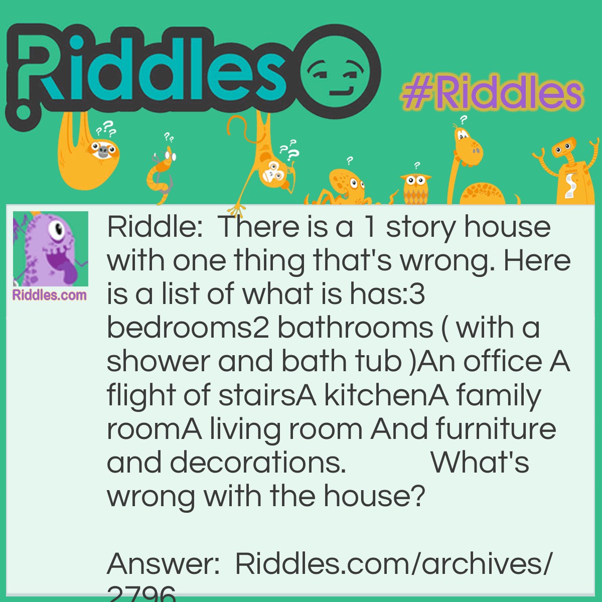 Simple House, Something Wrong - Riddles.com