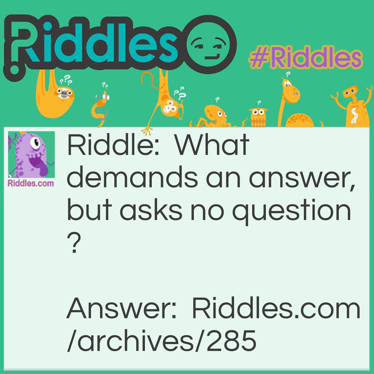 Get The Message? - Riddles.com