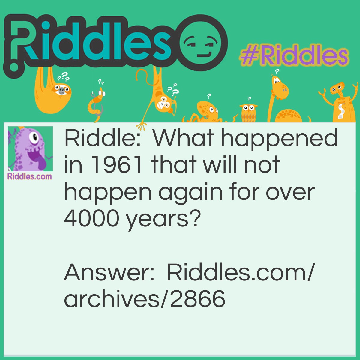 The Year 1961 | Riddles.com