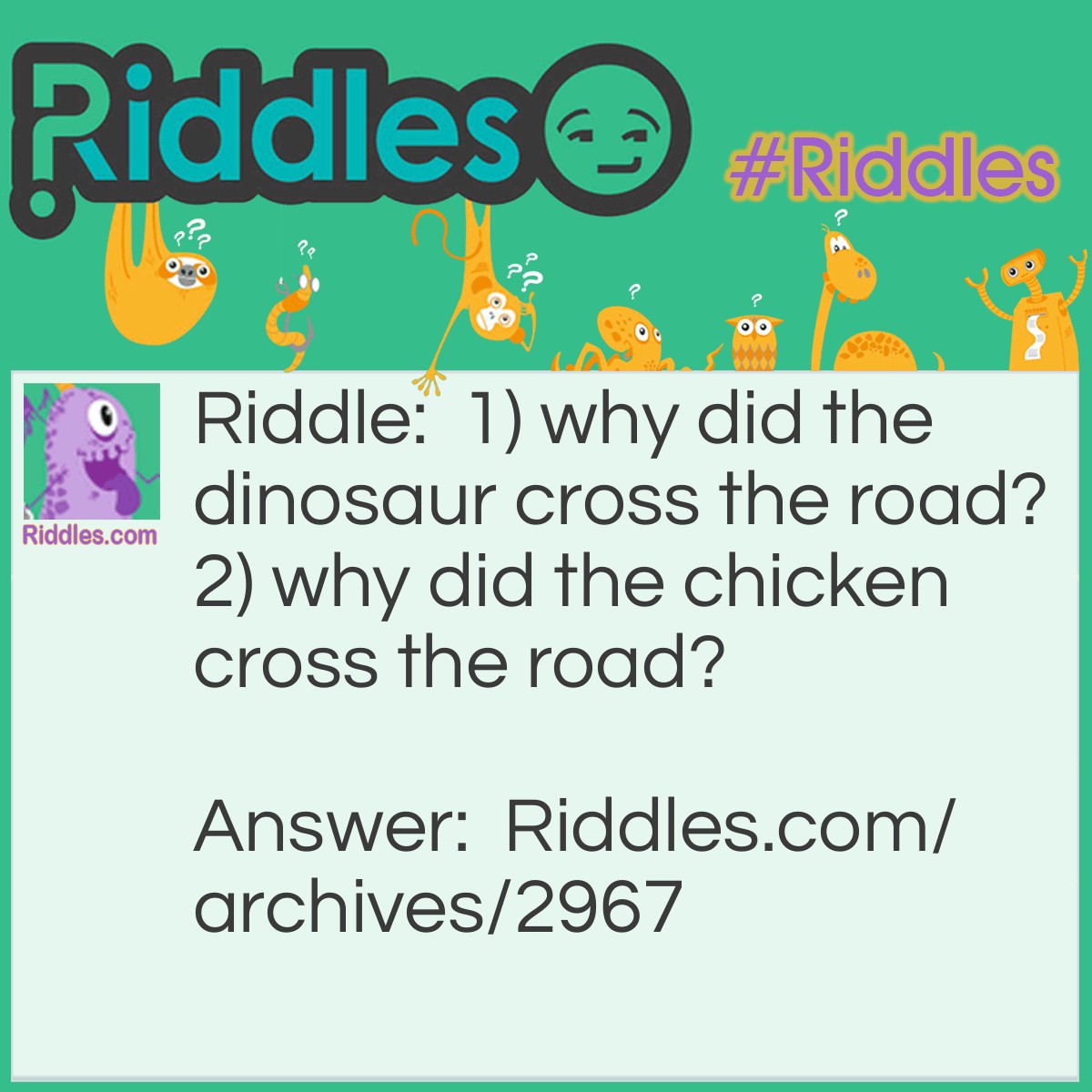 Dinosaurs And Chickens - Riddles.com