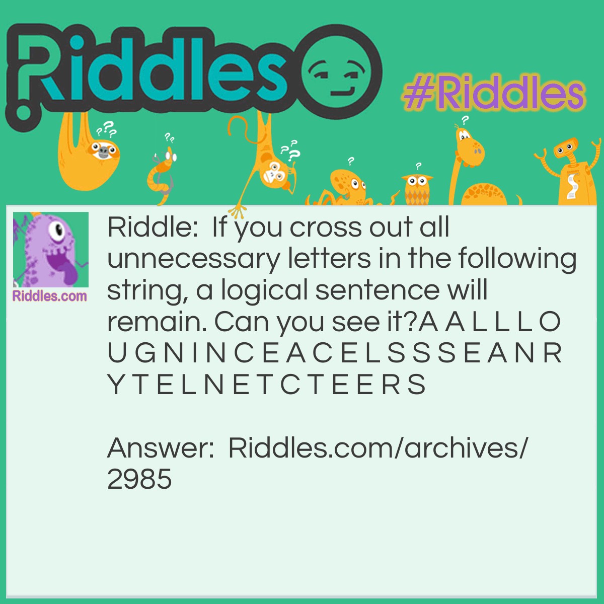 A Word Riddle - Riddles.com