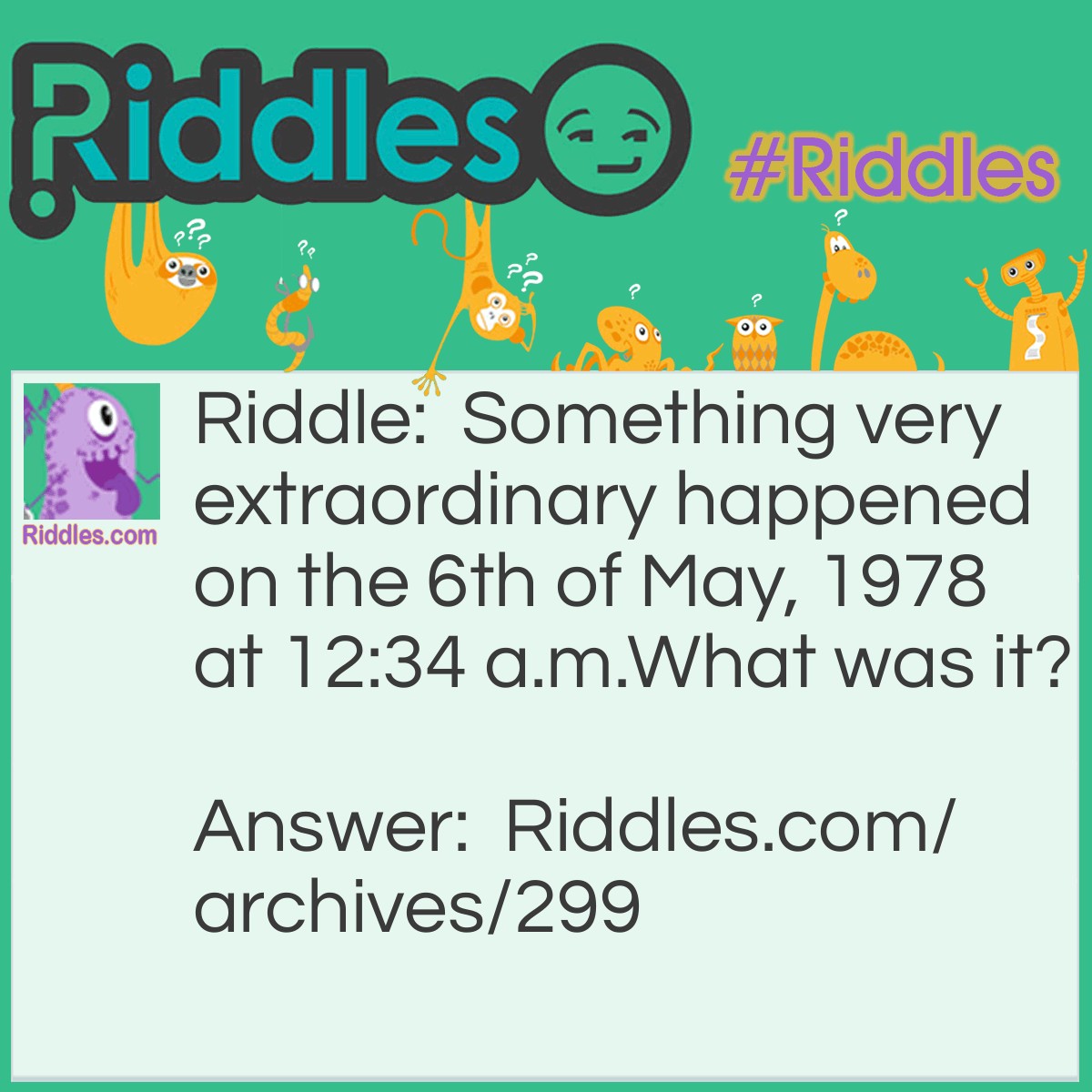 Sequences Of Time - Riddles.com