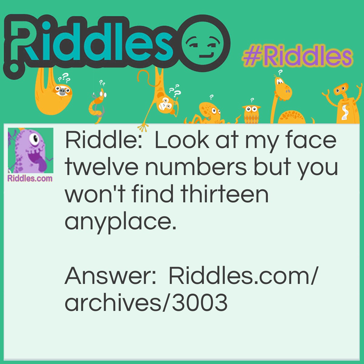 Numbers - Riddles.com