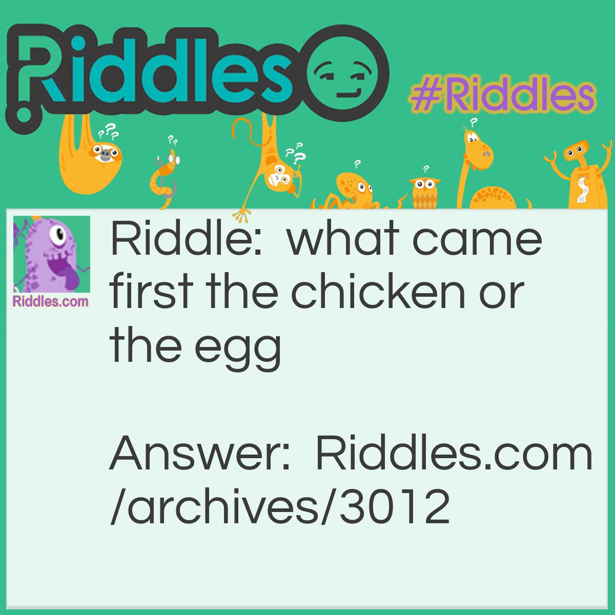 Chicken And Egg - Riddles.com