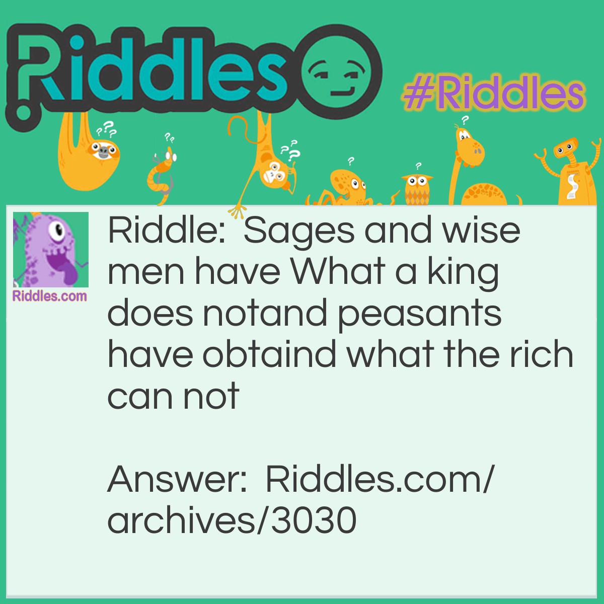 Sages - Riddles.com