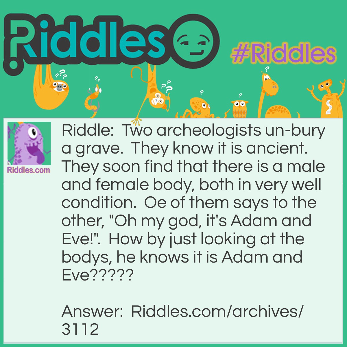 Adam And Eve | Riddles.com