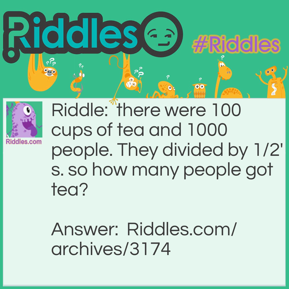 Cups Of Tea - Riddles.com