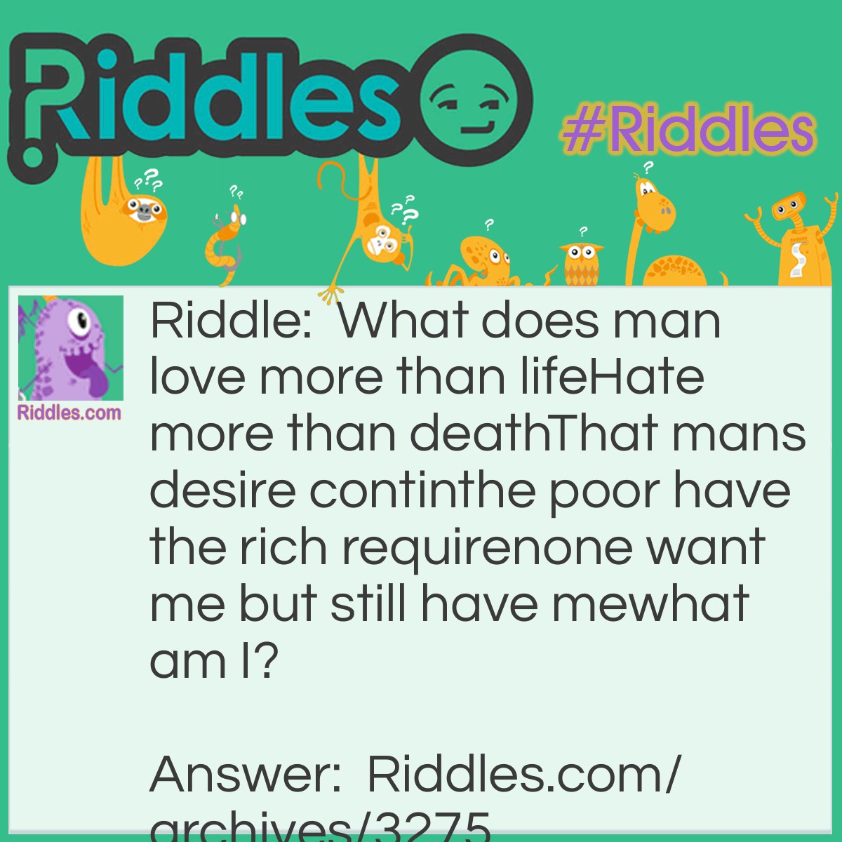 What Is It? - Riddles.com