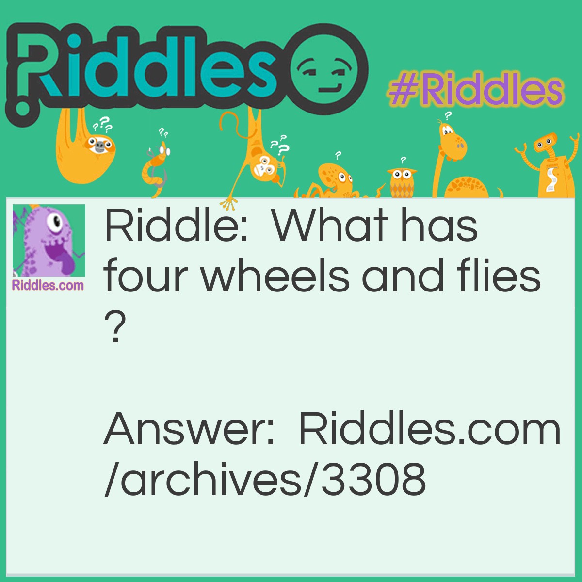 Four Wheels And Flies | Riddles.com
